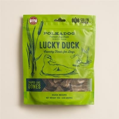 Lucky Duck - Bone Shaped - 7oz bag - PolkaDog - BRANDS